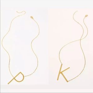 Jewelry | Rose Gold Color Letter P Name Initial Necklace | Poshmark